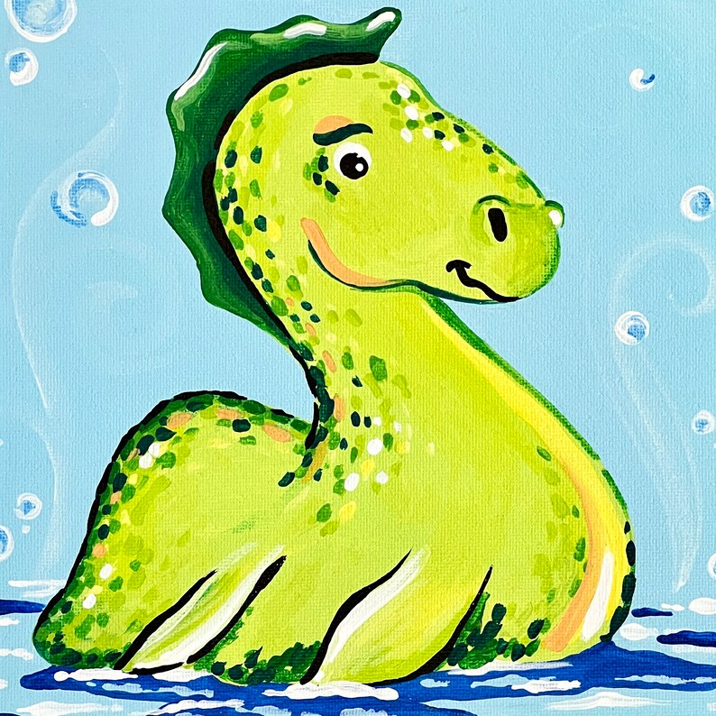 Art Box Mini Kit - Lil' Nessie, Loch Ness, Art, Painting Kit, Art Kit ...