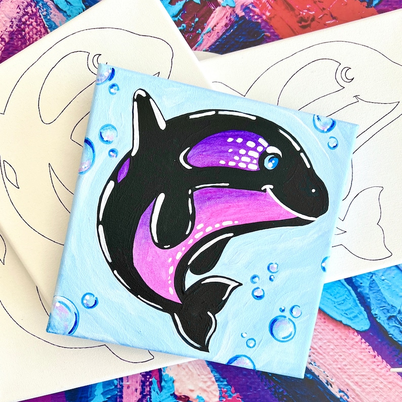 Art Box Mini Kit - Golden Pothos, Plant Art Kit, Art, Painting Kit, Art ...