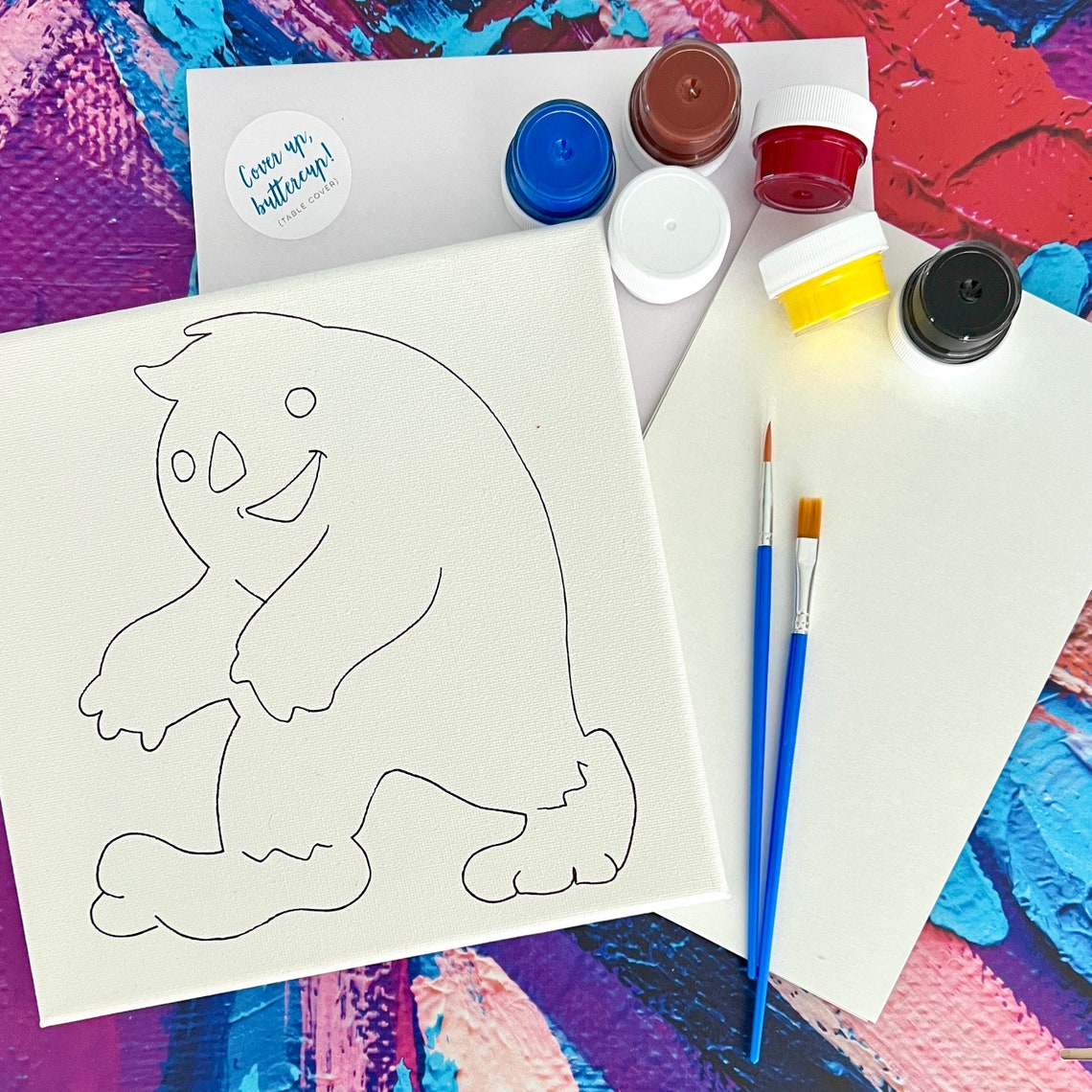 Art Box Mini Kit - Tyrannosaurus Rex, T-rex Dinosaur, Art, Painting Kit ...