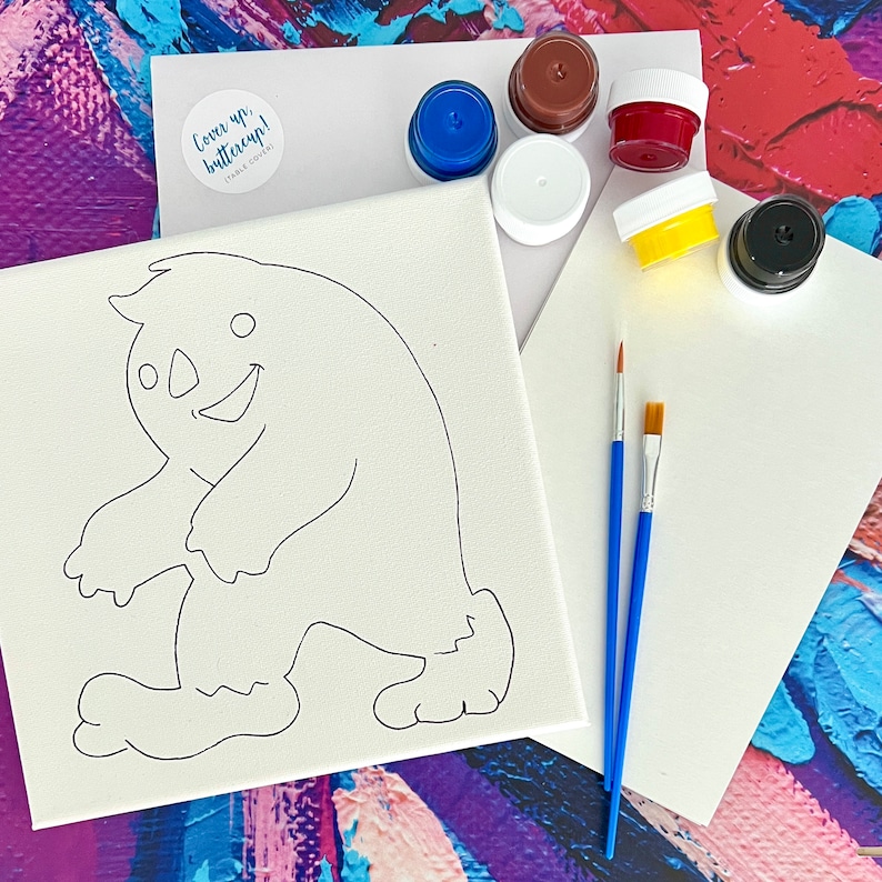 Art Box Mini Kit - Golden Pothos, Plant Art Kit, Art, Painting Kit, Art ...