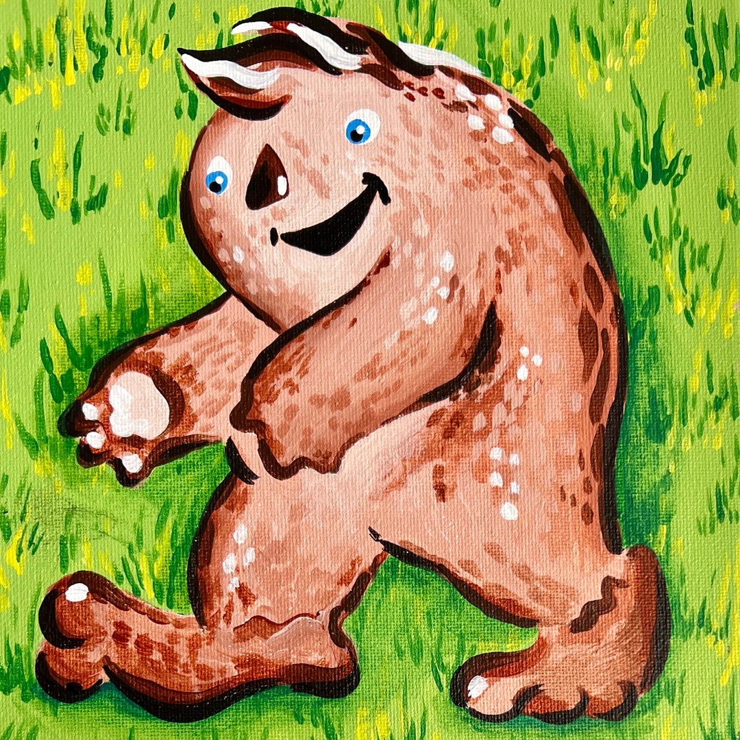 Art Box Mini Kit - Bigfoot Buddy, Bigfoot Painting Kit, Yeti, Art Kit ...