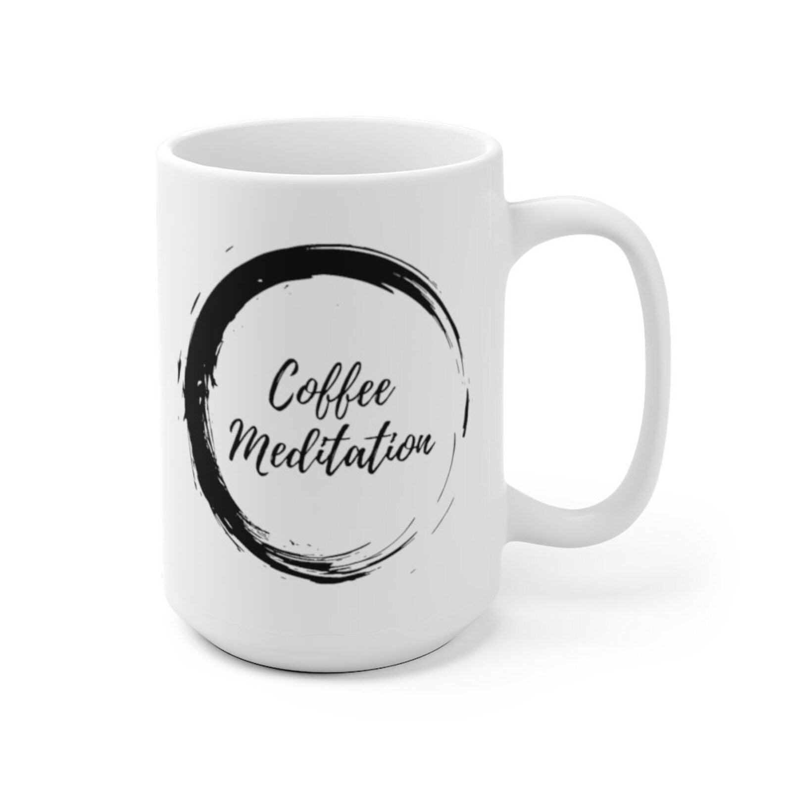 ZEN Coffee Meditation Mindfulness Meditation Mug - Etsy