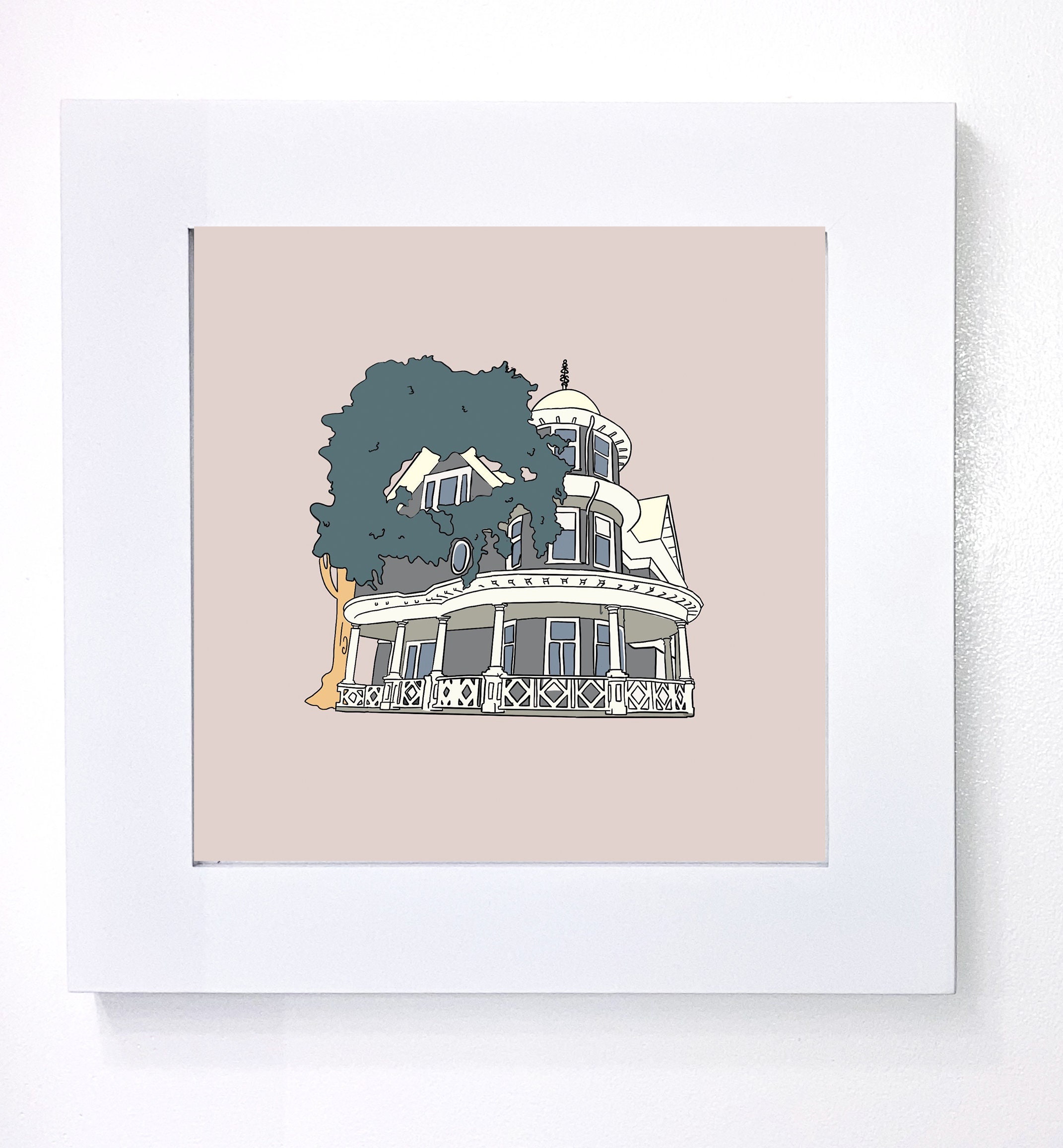 Personalized House Portrait / Custom House Illustration / Architecture ...