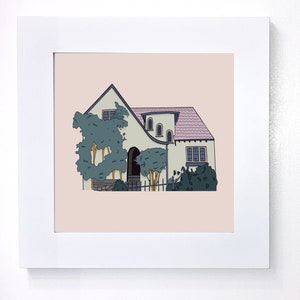 Personalized House Portrait / Custom House Illustration / Architecture ...
