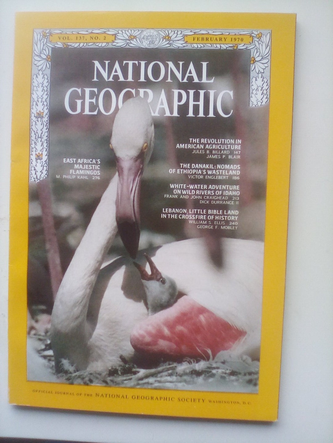 National Geographic Magazine February 1970. - Etsy