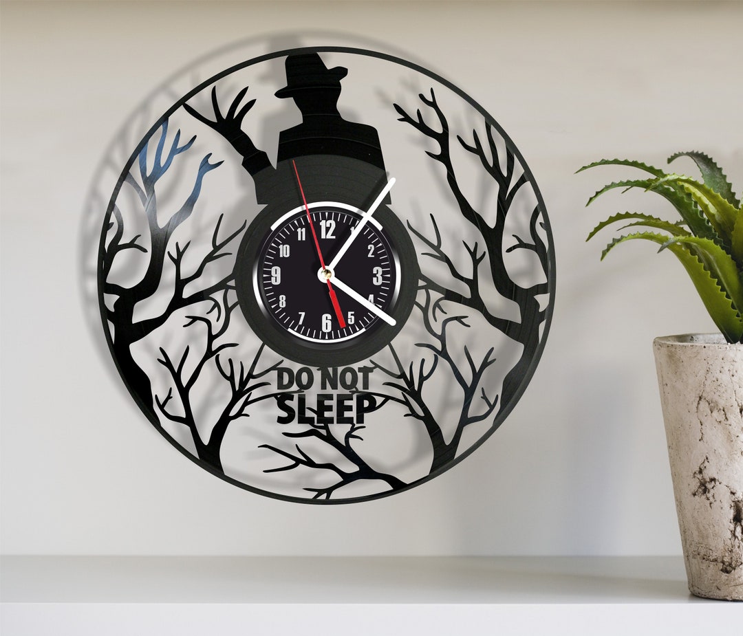 Horror Movies Freddy Krueger Wall Clock Made Out of Real - Etsy