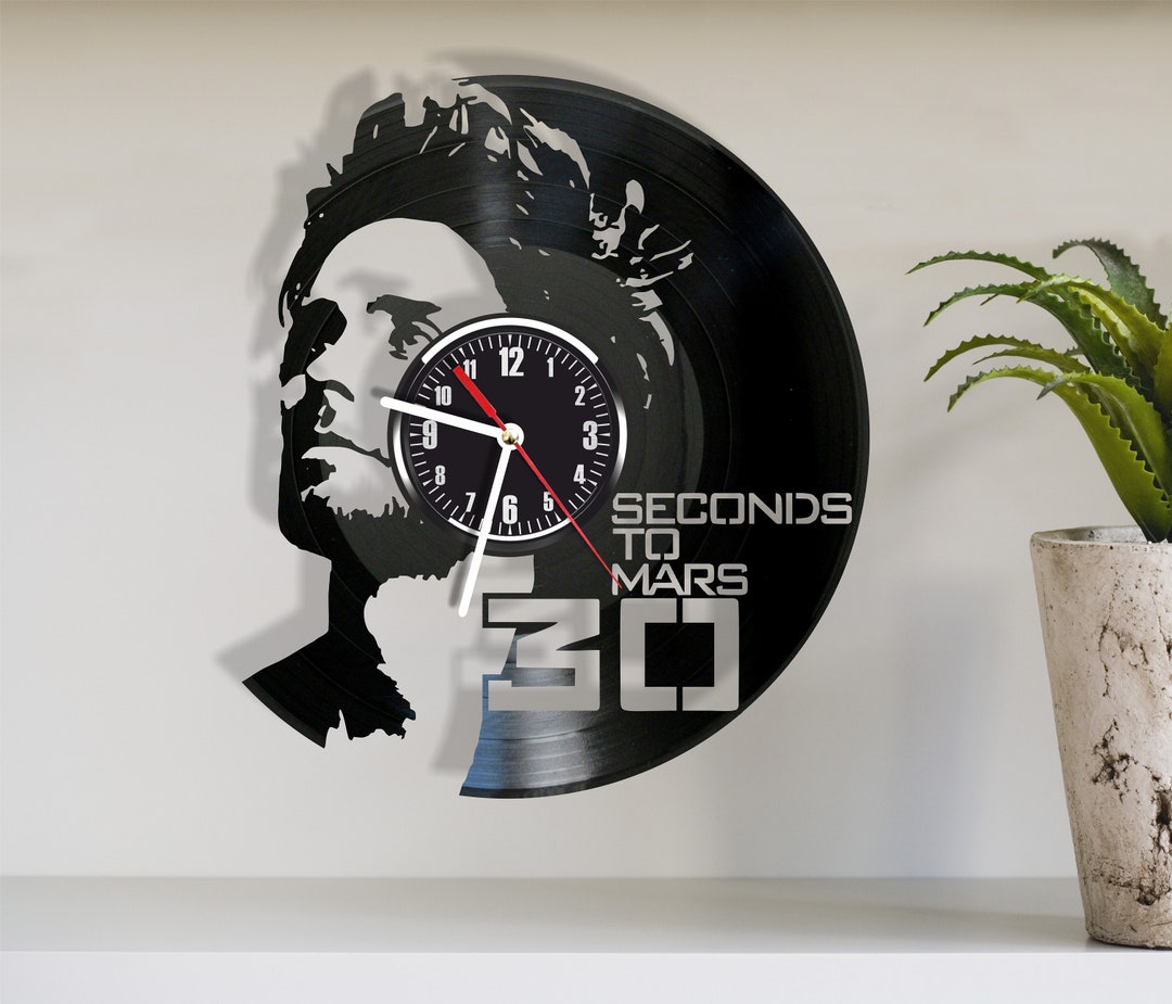 Rock Band Wall Clock Made Out of Real Vintage Vinyl Record - Etsy