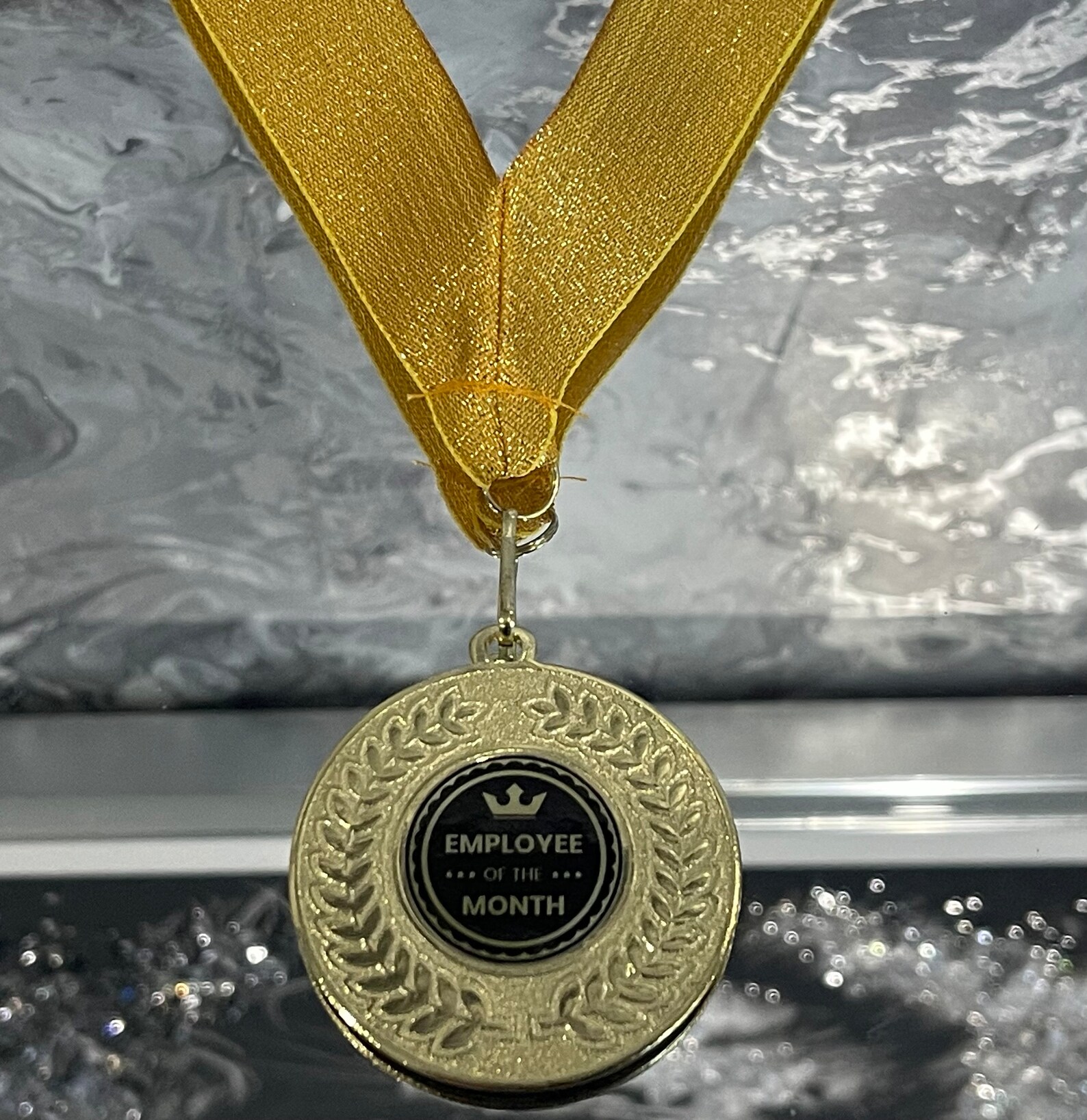 Employee of the Month Medal Award Achievement Motivation Incentive ...