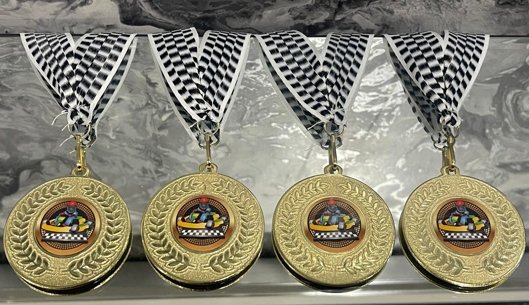 Go Kart Karting Party Medals Awards Racing Competition Party Favours ...