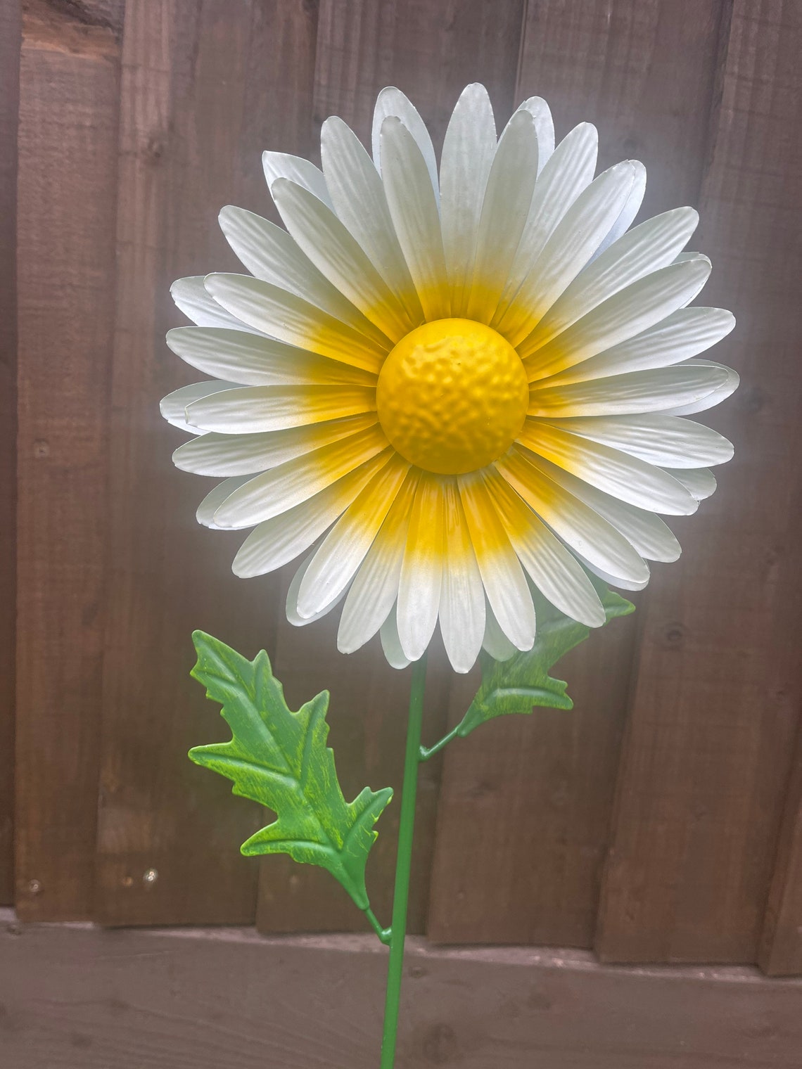 80cm Metal Daisy Garden Ornament Sculpture Flowers Stake - Etsy UK