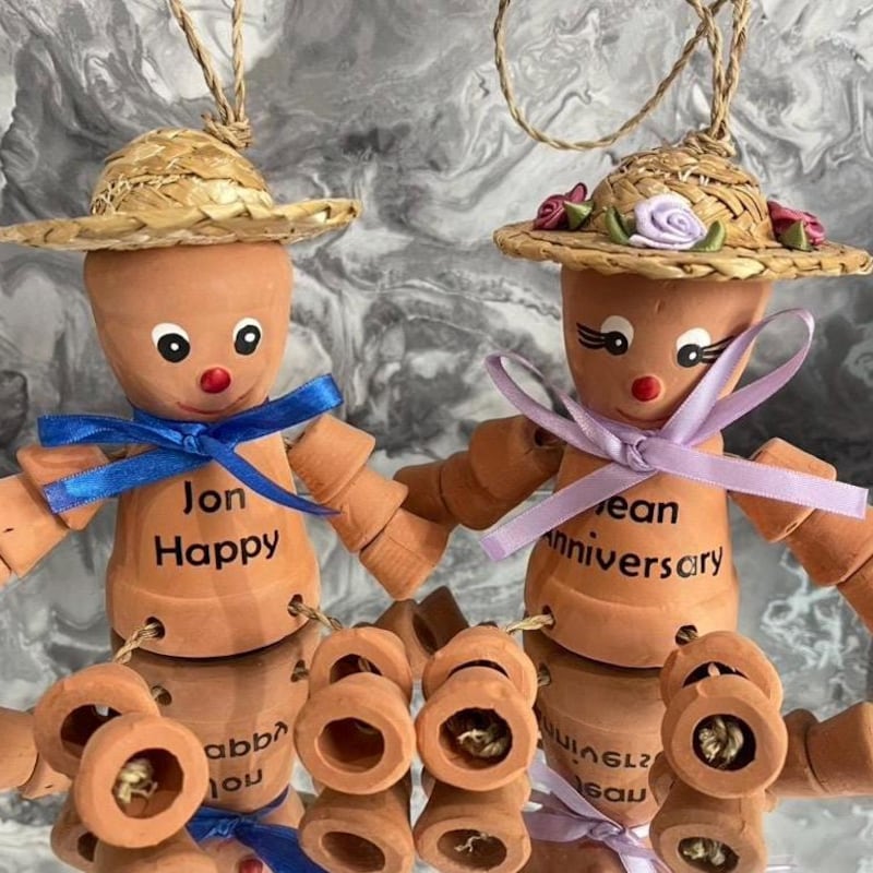 Ceramic Plant Pot Ornaments - Etsy UK