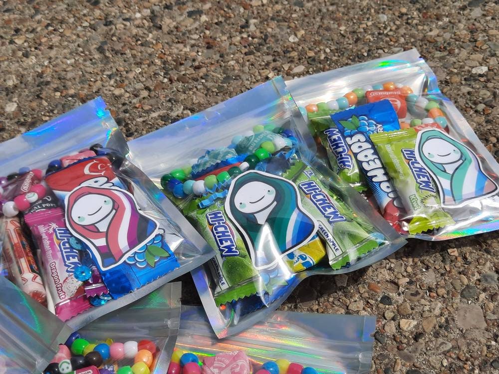 LGBTQ Pride Kandi Sticker and Candy DSMP Bag - Etsy Canada