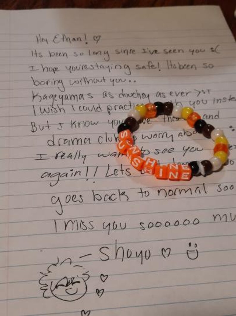 Kandi Letter From Your Comfort Character - Etsy