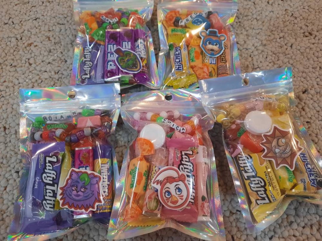 FNAF Security Breach Sticker, Kandi and Treat Gift Bag - Etsy