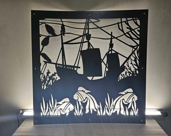 Decorative Coastal Railings, Marine Life, Metal Ship Panel, Sea World ...