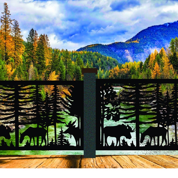 Wildlife Metal Deck Panel - Etsy