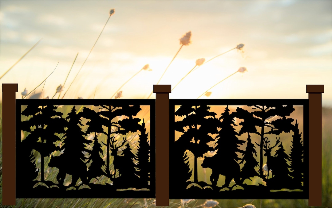 Decorative Rustic Railings, Metal Panel Insert, Balcony Panels ...