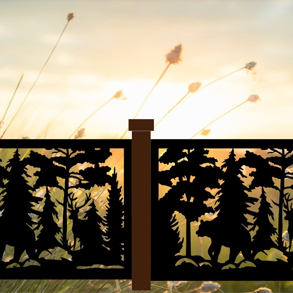 Wildlife Metal Deck Panel - Etsy