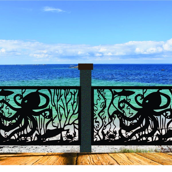 Metal Railing Panel Insert - Etsy