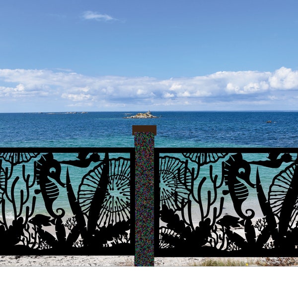 Metal Railing Panel Insert - Etsy