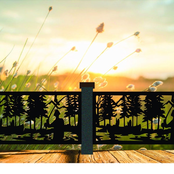 Metal Railing Panel Insert - Etsy