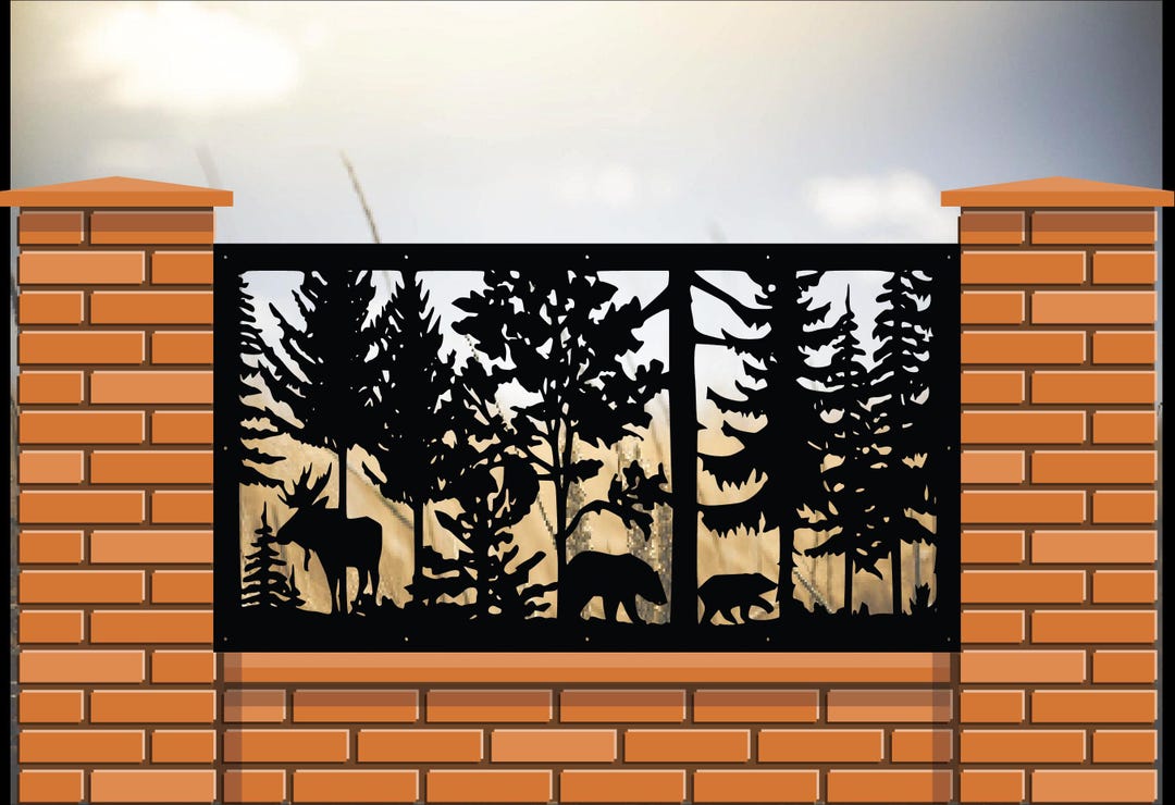 Decorative Rustic Railings, Metal Panel Insert, Staircase Railings ...