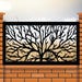 Birch Tree Railing Insert, Metal Panel, Decorative Metal Panel, Deck ...