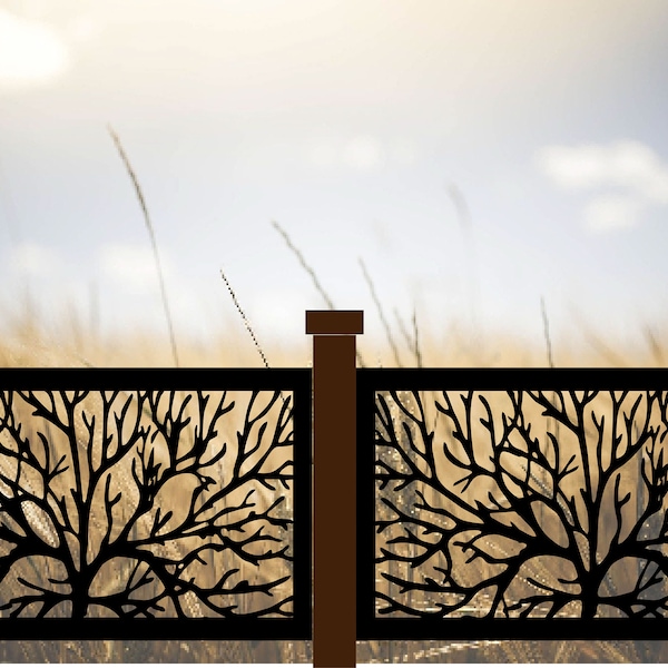 Metal Railing Panel Insert - Etsy