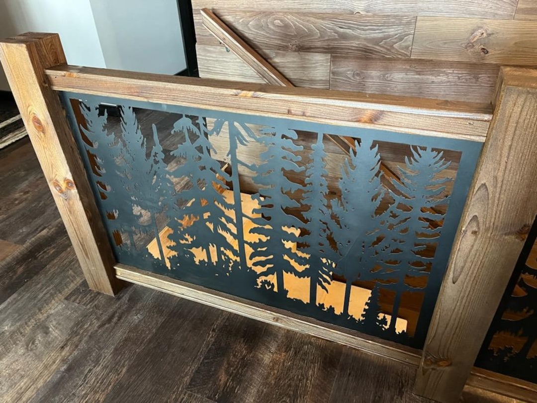Decorative Rustic Railings and Metal Panel, the Stillwood Edge , Metal ...