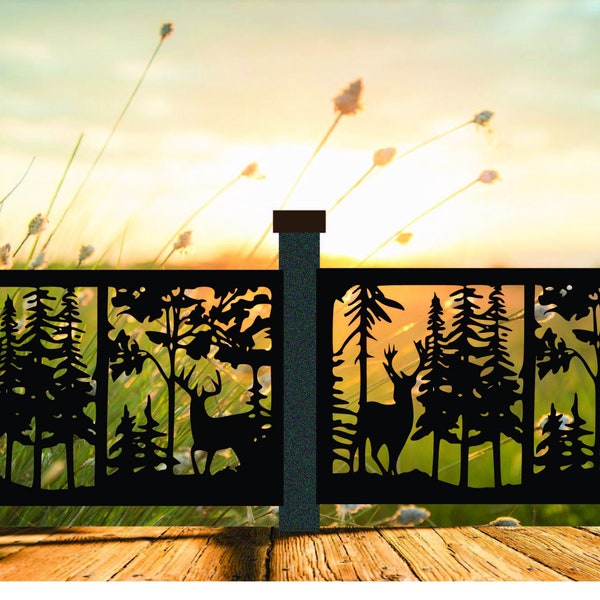 Wildlife Metal Deck Panel - Etsy