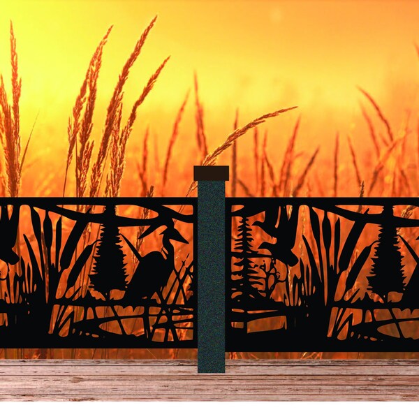 Wildlife Metal Deck Panel - Etsy