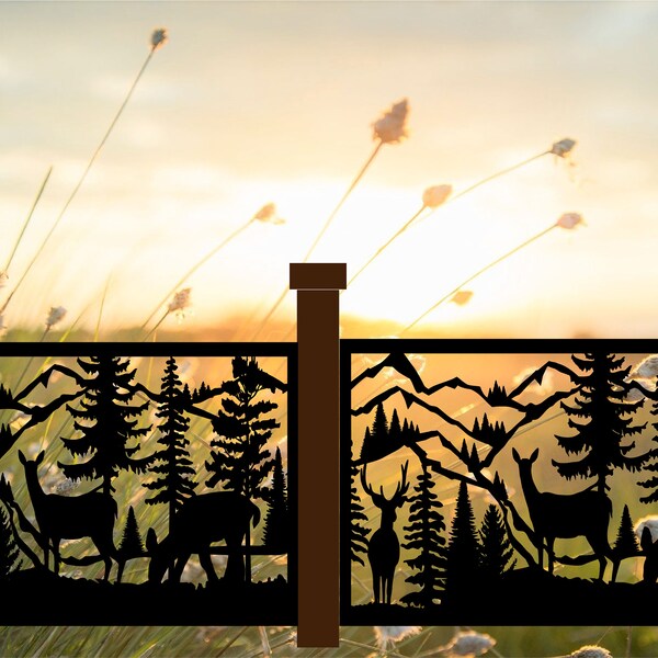 Metal Railing Panel Insert - Etsy