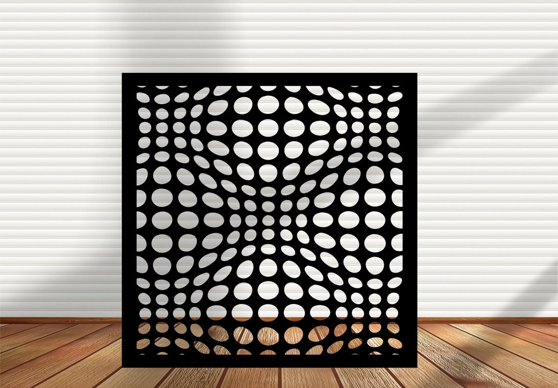 Square Metal Privacy Screen, Decorative Panel, Indoor Outdoor- SD25 - Etsy