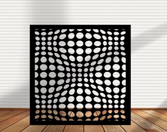 Square Metal Panel Metal Privacy Screen Fence Decorative | Etsy