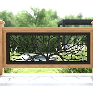 Tree Privacy Panel, Partition, Indoor Decor, Decorative Metal Panel ...