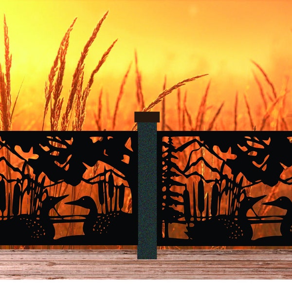 Metal Railing Panel Insert - Etsy