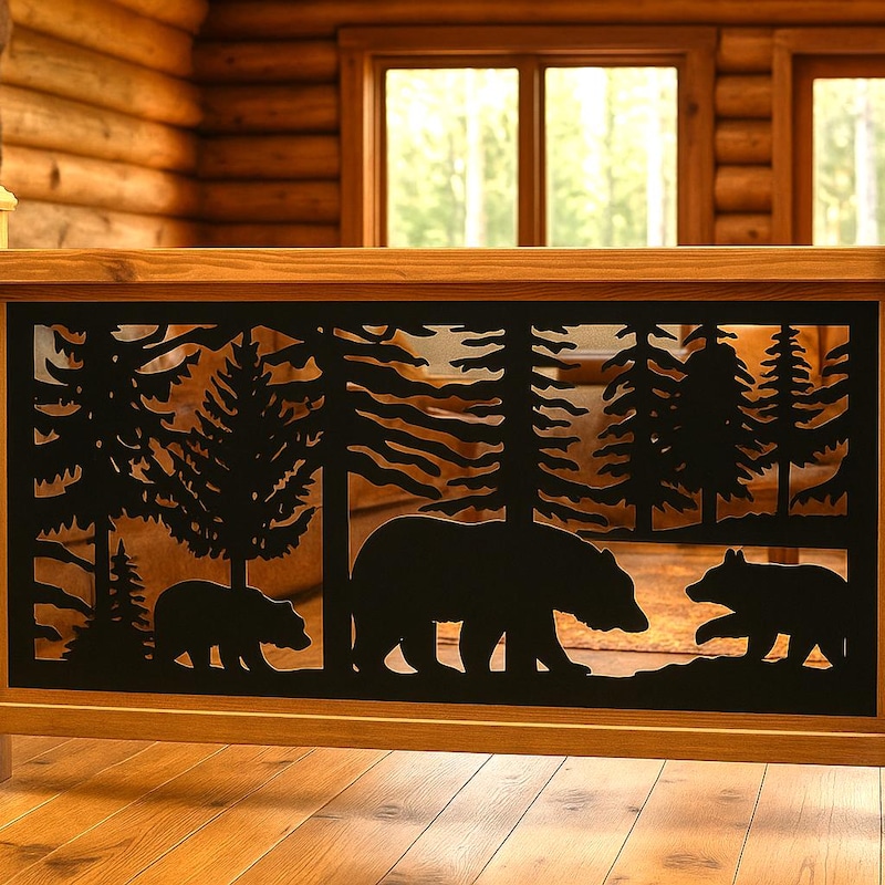 Metal Railing With Bears - Etsy