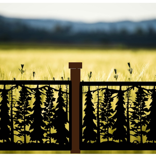 Metal Railing Panel Insert - Etsy