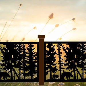 Decorative Rustic Railings and Metal Panel, Metal Panel Insert, Balcony ...