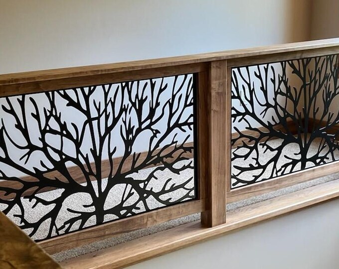 Pine Tree Forest Wall Art, Evergreen Trees Metal Wall Decor, Nature and ...