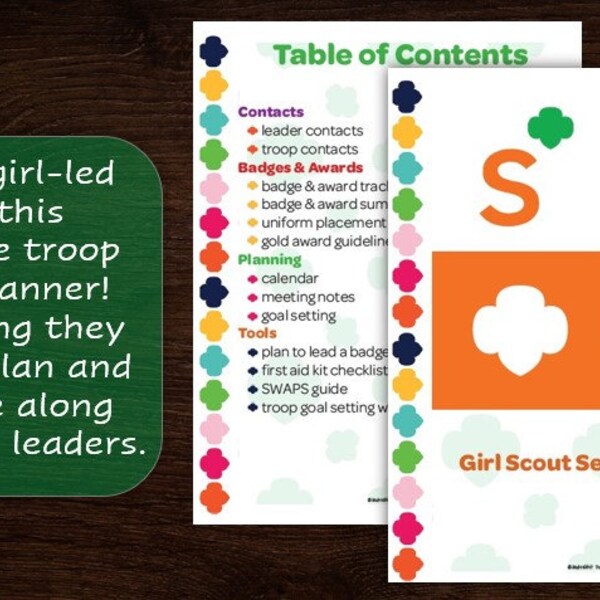 Girl Scout Planner - Etsy