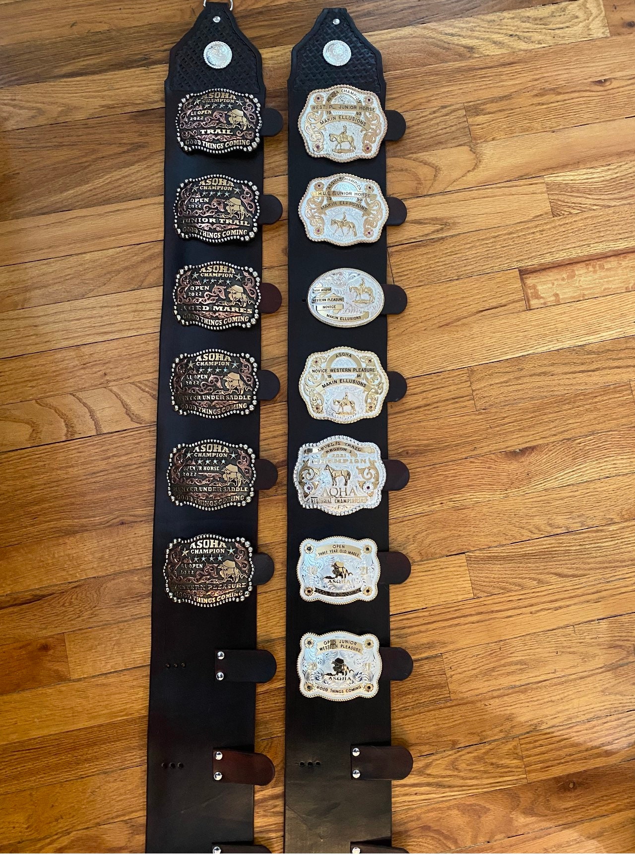 10 Trophy Buckle Display This is an Example of the Different Options ...