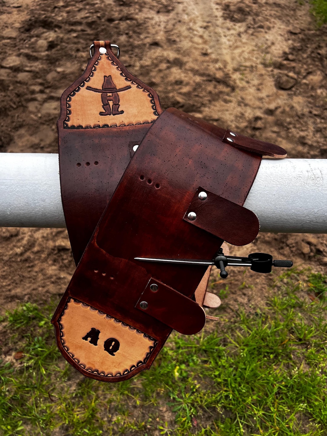 10-leather Trophy Buckle Display: Western Belt Buckle Holder - Etsy