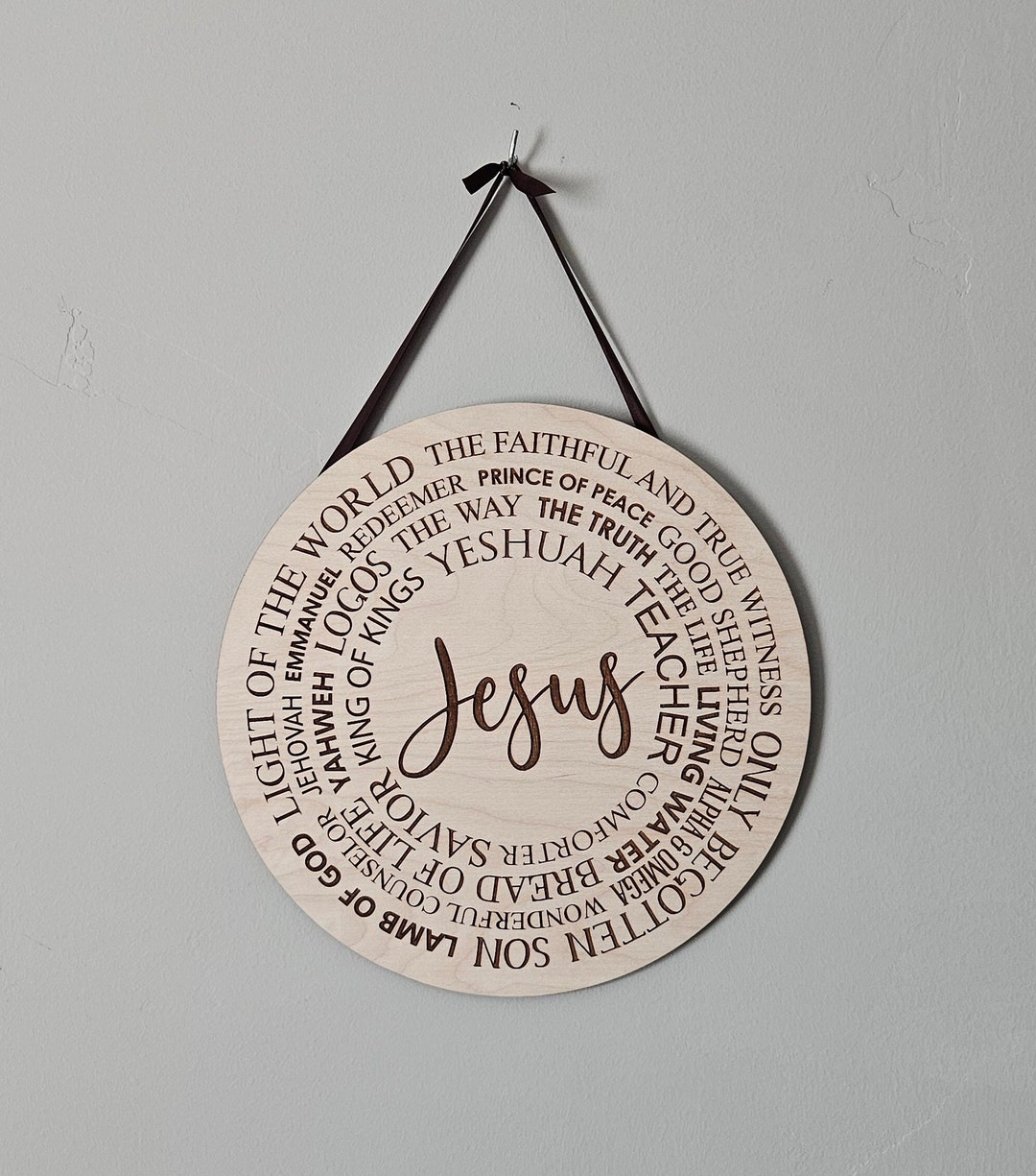 Many Names of Jesus - Etsy