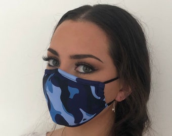 Keep Safe Face Mask With Adjustable Ear Loops and Nose Wire | Etsy