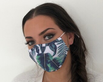 Keep Safe Face Mask With Adjustable Ear Loops and Nose Wire | Etsy