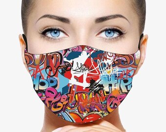 Keep Safe Face Mask With Adjustable Ear Loops and Nose Wire - Etsy UK