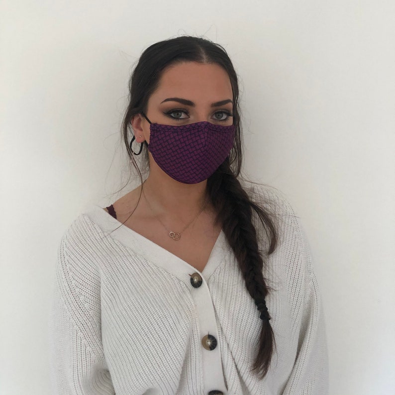Keep Safe Face Mask With Adjustable Ear Loops and Nose Wire - Etsy