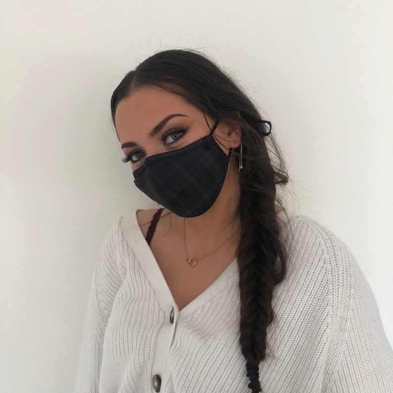 Keep Safe Face Mask With Adjustable Ear Loops and Nose Wire | Etsy