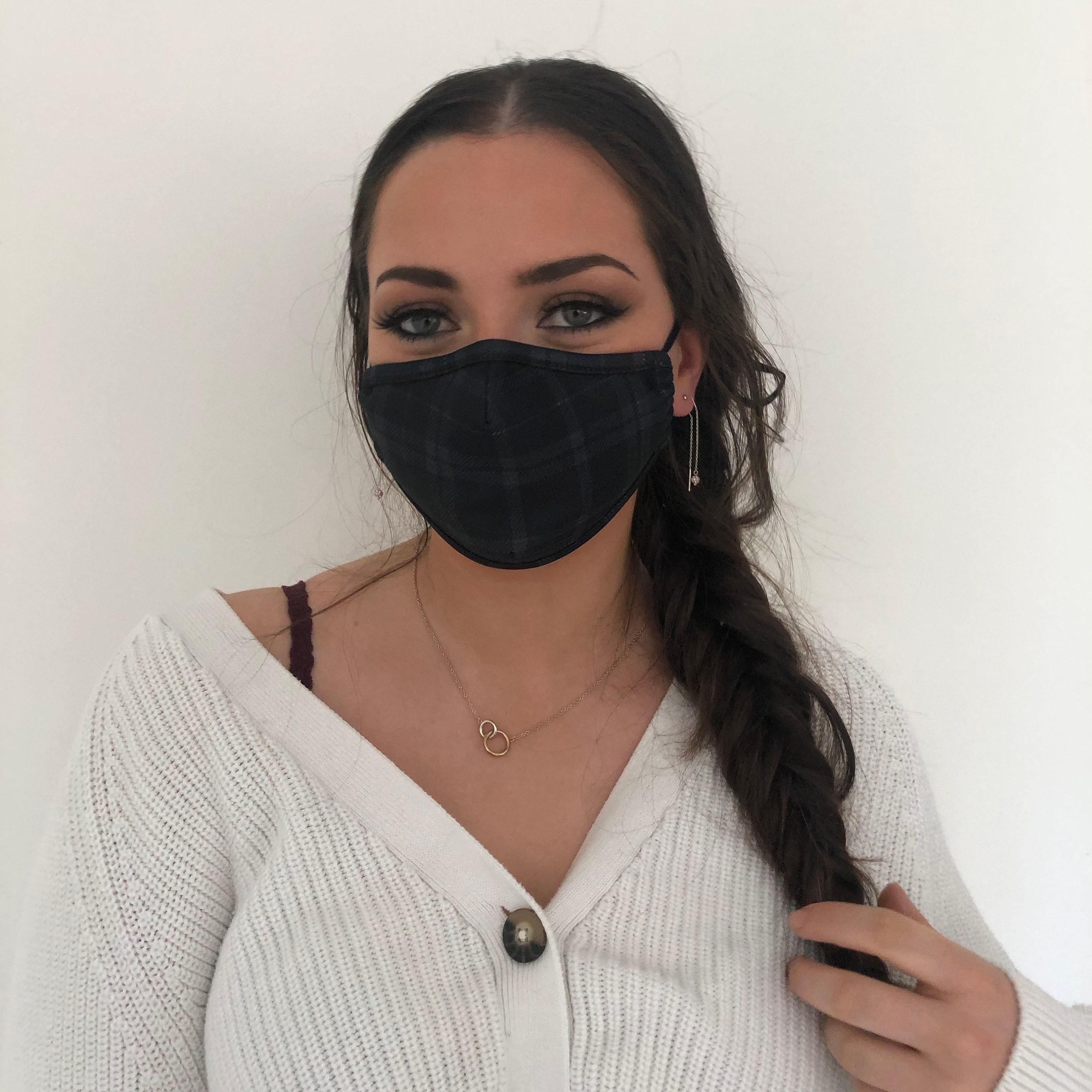 Keep Safe Face Mask With Adjustable Ear Loops and Nose Wire - Etsy